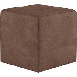 COTTA Hocker &raquo;Cuby&laquo; Sitzw&uuml;rfel, Cube, Sitzhocker braun 100% Polyester