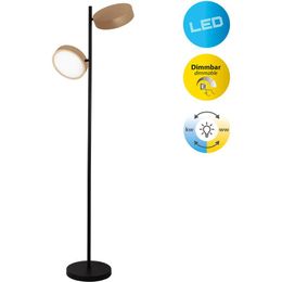 Näve NÄVE LED Stehlampe »Tessa« LED-Modul 1 Stk. warmweiß - kaltweiß stufenlos dimmbar per Tastschalter, CCT-Funktion, Zuleitung ca. 180cm natur