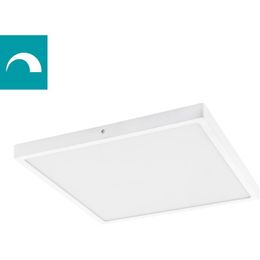 Eglo Aufbauleuchte »FUEVA 1« LED-Board 1 Stk. Warmweiß schlankes Design, nur 3 cm hoch weiß