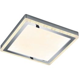 Trio LEUCHTEN LED Deckenleuchte &raquo;Slide&laquo; LED-Board Fernbedienung, integrierter Dimmer, Nachtlicht, RGBW-Farbwechsler wei&szlig;