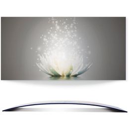 Artland Wandbild »Magie der Lotus-Blume« 1 Stk. tlg. 3D Optik gebogen Farbe Bild(er): grau