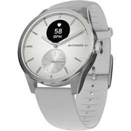 Withings Smartwatch »ScanWatch 2 42mm, hybrid, Akku bis 35 Tage, 50 M Wasserdicht« ( ) HealthSenseOS weiß