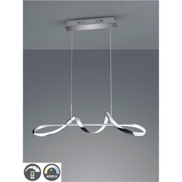 REALITY LEUCHTEN LED Pendelleuchte »Perugia« LED-Board 1 Stk. Neutralweiß Deko Hängelampe höhenverstellbar dimmbar neutralweiß 4000K, 4500 Lumen chrom