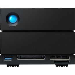 LaCie externe HDD-Festplatte »2big Dock 40TB« 40 TB Anschluss Thunderbolt 3 USB 3.1 USB-C schwarz Kompatibel mit Windows, iPad USB-C und Mac
