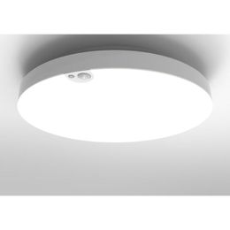 Heitronic LED Deckenleuchte »LED Wand- und Deckenleuchte ALLROUNDER« LED-Modul 10/15/20 W einstellbar 230mm mit IR Sensor 3000/4000/5700 K. weiß