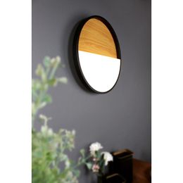 ECO-Light LED Deckenleuchte »LED-Deckenleuchte VISTA, D40cm« LED-Board Warmweiß Holz + schw. Rand