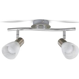 B.K.LICHT Deckenspots »BK_DS1029 LED Deckenstrahler, Schwenkbar, Inkl. E14-Leuchtmittel« E14 1 Stk. Warmweiß 3.000K warmweißes Licht, 2x 5W-LED,...