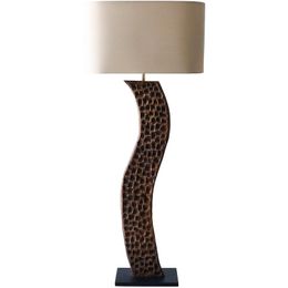 Salesfever Stehlampe &raquo;Akazie&laquo; E27 1 Stk. handgefertigt beige