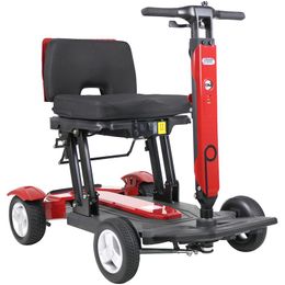 Prophete Elektromobil &raquo;SM4 Kompakt E-Seniorenroller&laquo; 250 W 6 km/h Tiefer Einstieg, bis zu 20 km Reichweite, klappbar rot Max. Belastung 120 kg