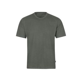 TRIGEMA T-Shirt »T-Shirt DELUXE Baumwolle« 1 Stk. tlg. khaki-melange XL XL DELUXE-Single-Jersey