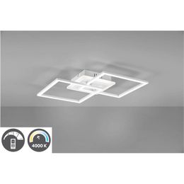 REALITY LEUCHTEN LED Deckenleuchte »Venida« LED-Board 1 Stk. Neutralweiß neutralweiß 4000K, dimmbar, Memoryfunktion, 3000 Lumen 25W, 35x57 cm weiß...