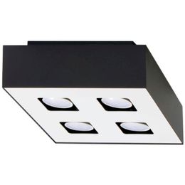 SOLLUX LIGHTING Deckenleuchte »MONO« GU10 1 Stk. leuchtet nieder Schwarz