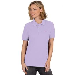 TRIGEMA Poloshirt »Poloshirt in Piqué-Qualität« 1 Stk. tlg. flieder L L Piqué Qualität
