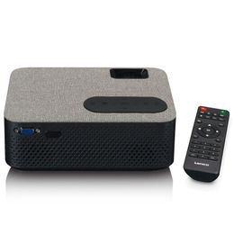 Lenco LCD-Beamer »LPJ-700BKGY« (4.000 lm 1280 x 720 px) integriertes Bluetooth Schwarz Eingebaute Stereo-Lautsprecher