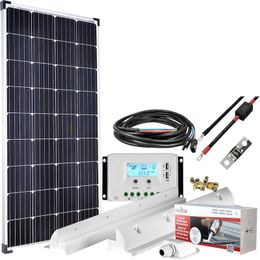 OFFGRIDTEC Solaranlage &raquo;mPremium-XL 150W/12V&laquo; Wohnmobil Solaranlage schwarz 2 Bypass Dioden - minimierter Leistungsabfall bei Beschattung