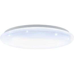 Eglo Deckenleuchte »GIRON-S LED Deckenlampe, IP20, Stahl, Kristallefekt, Flurlampe, Lampe« LED-Board 1 Stk. Extra-Warmweiß Kaltweiß Neutralweiß...