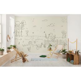 Komar Kindertapete »Disney Winnie the Pooh Bee at One with Nature« bedruckt glatt Beige B/L: 400 m m