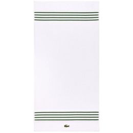 Lacoste Handtuch »LCOURTLI« mit Label-Applikationen vert Obermaterial: 97% Baumwolle, 3% Polyester B/L: 70 cmx140 cm