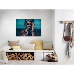 A.S. Création A.S. CRÉATION Leinwandbild »la bohème« Kunst Personen 1 Stk. tlg. Keilrahmen Bild Boho Stil Frau Leinwand-Bild Wohnzimmer modern Kinder Farbe...