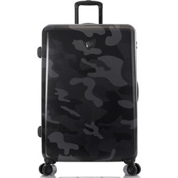 Heys Hartschalen-Trolley »Black Camo, 76 cm« 110 l 4 Rollen x Joachim Llambi Reisegepäck TSA Schloss Volumenerweiterung Black Camo