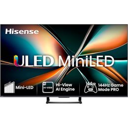 HISENSE QLED Mini LED-Fernseher »65U7Q« 164 cm/65 Smart-TV 4K UHD Mini LED schwarz