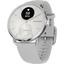Withings Smartwatch »ScanWatch 2 38mm Rose Gold Blue« ( ) HealthSenseOS Weiß