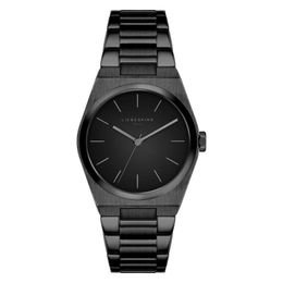 Liebeskind Berlin Quarzuhr »Minimalist 45 mm« Armbanduhr, Damenuhr, Edelstahlarmband, analog schwarz Klassische Armbanduhr