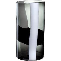 Leonardo Dekovase &raquo;Vase BANDA NERA&laquo; schwarz Glas