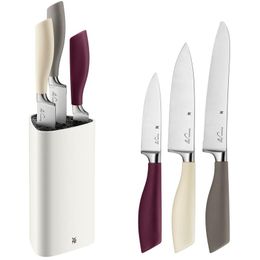 WMF Messerblock »Elements Joy« 4 Stk. offwhite/grau/bordeaux/weiß/schwarz