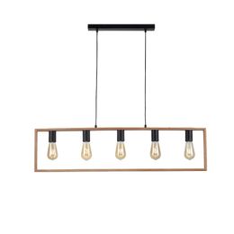 JUST LIGHT Pendelleuchte »FRANKY« E27 1 Stk. ExklusiveE27 schwarz