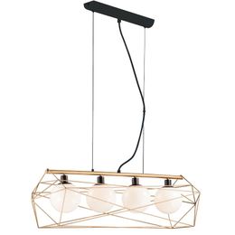 ECO-Light Pendelleuchte »ABRAXAS« E27 1 Stk. goldfarben