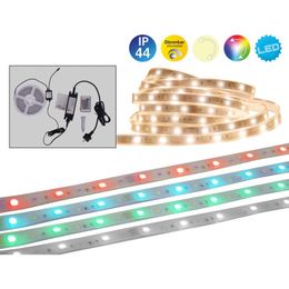N&auml;ve n&auml;ve LED Stripe &raquo;Outdoor&laquo; Farbwechsel, Dimmfunktion, Fernbedienung, L&auml;nge 1000cm, RGB, IP44 wei&szlig;
