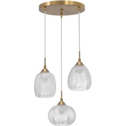 NOVA LUCE H&auml;ngeleuchten &raquo;VARIO&laquo; E27 1 Stk. Ohne Beleuchtung goldfarben