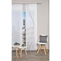 Vision S Schiebegardine &raquo;HEIGHTS&laquo; Paneelwagen 1 Stk. tlg. Schiebevorhang, Digitaldruck, Bambus grau Obermaterial: 100% Polyester 245 cm