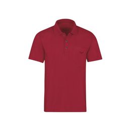 TRIGEMA Poloshirt »Poloshirt aus Single-Jersey« 1 Stk. tlg. rubin XL XL DELUXE-Single-Jersey