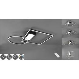 Trio LEUCHTEN LED Deckenleuchte &raquo;Downey&laquo; LED-Modul 1 Stk. Farbwechsler Lichtfarbe stufenlos einstellbar, Memory Funktion, intgrierter Dimmer schwarz