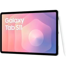 Samsung Tablet »Galaxy Tab S11« (27, 81 cm / 11 ′′) Android, One UI, Knox WQXGA ) Silber Akku: 8400 mAh