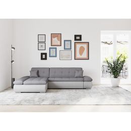 DOMO collection Ecksofa »Moric, L-Form, XXL-Sofa - Breite 300cm, viel Platz, auch in Cord« wahlweise mit Bettfunktion und Armteilverstellung,...