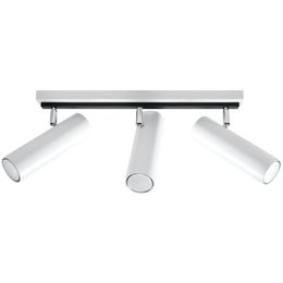 SOLLUX LIGHTING Deckenleuchte »DIREZIONE« GU10 1 Stk. beweglicher Lampenschirm Weiss