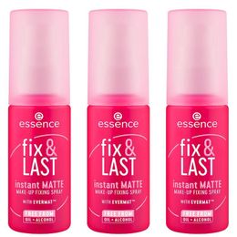 Essence Fixierspray »fix & LAST instant MATTE MAKE-UP FIXING SPRAY« Neuer Sprühkopf für gleichmäßige Anwendung und mattes Finish! natur...