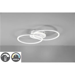 REALITY LEUCHTEN LED Deckenleuchte »Venida« LED-Board 1 Stk. Neutralweiß neutralweiß 4000K, dimmbar, Memoryfunktion, 3000 Lumen 25W, 30x50 cm weiß...