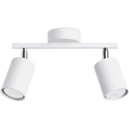 SOLLUX LIGHTING Deckenleuchte »LEMMI« GU10 1 Stk. beweglicher Lampenschirm Weiss 0