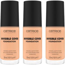 Catrice Foundation »Invisible Cover Foundation« mit langanhaltendem Finish natur 010W 16H Tragekomfort, feuchtigkeitsspendend durch Hyaluronsäure...