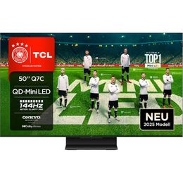 TCL Mini-LED-Fernseher »50Q7CX1« 126 cm/50 Dolby Atmos, Dolby Vision, Smart TV, Apple TV, 4K HDR schwarz 144Hz NATIVE DISPLAY: Genieße schnelle...