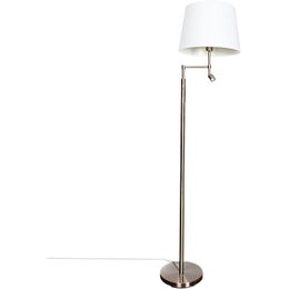 BY RYDENS Stehlampe »Orlando« E27 1 Stk. Stehleuchte mit Stoffschirm beige