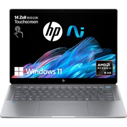 HP Convertible Notebook »OmniBook Ultra 14-fd0099ng« 35, 6 cm / 14 ′′ AMD Ryzen AI 9 Radeon 890M 2.000 GB SSD silber