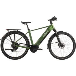 Adore »28" Alu Trekking E-Bike ATX-670 Mittelmotor 60NM / 15Ah Grün matt« 9 Gang Shimano Cues Schaltwerk Kettenschaltung Mittelmotor 250 W...