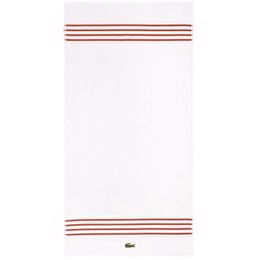 Lacoste Handtuch »LCOURTLI« mit Label-Applikationen terrebattue Obermaterial: 97% Baumwolle, 3% Polyester B/L: 70 cmx140 cm