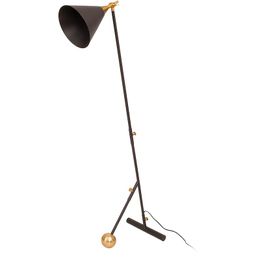 Kayoom Stehlampe »Stehlampe Celeste 225« E27 1 Stk. harmonisch, modern, vielseitig kombinierbar Schwarz, Gold