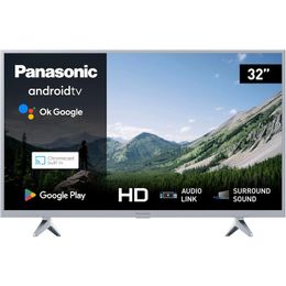 Panasonic LED-Fernseher »TX-32MSW504S« 80 cm/32 ′′ HD ready Android TV Smart-TV silber Surround Sound